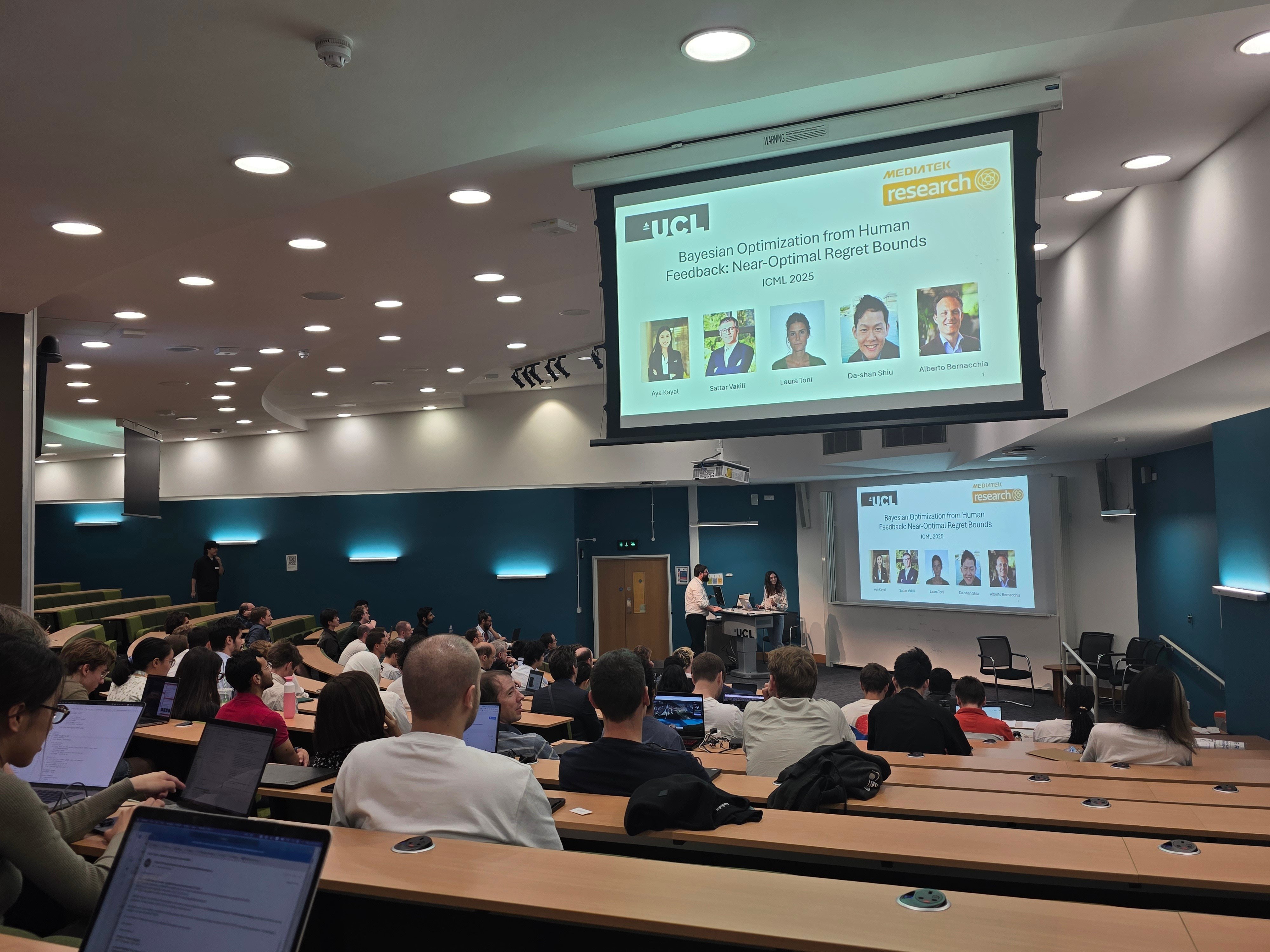MediaTek Research attends pre-ICML event at UCL